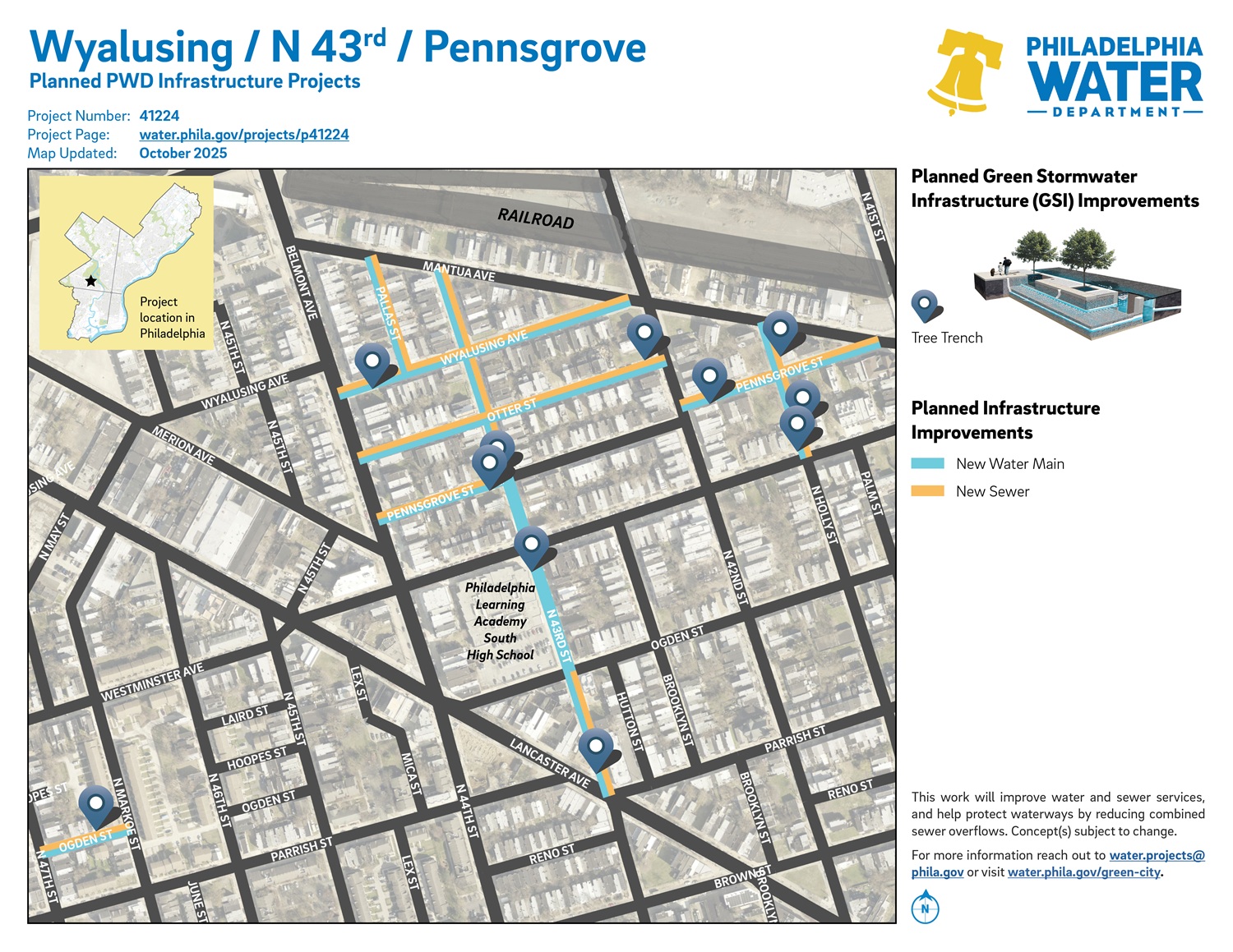 41224 – Wyalusing / N 43rd / Pennsgrove –Projects & Construction